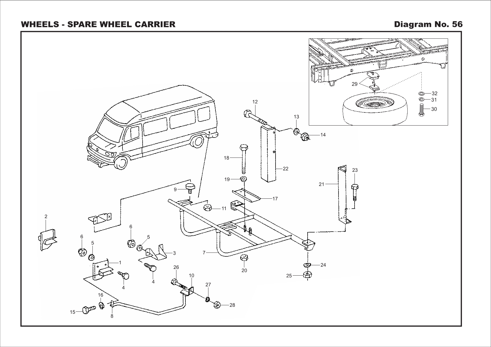 Guniune Spare Parts For Front & Rear Suspension Wheels Spare Wheel ...