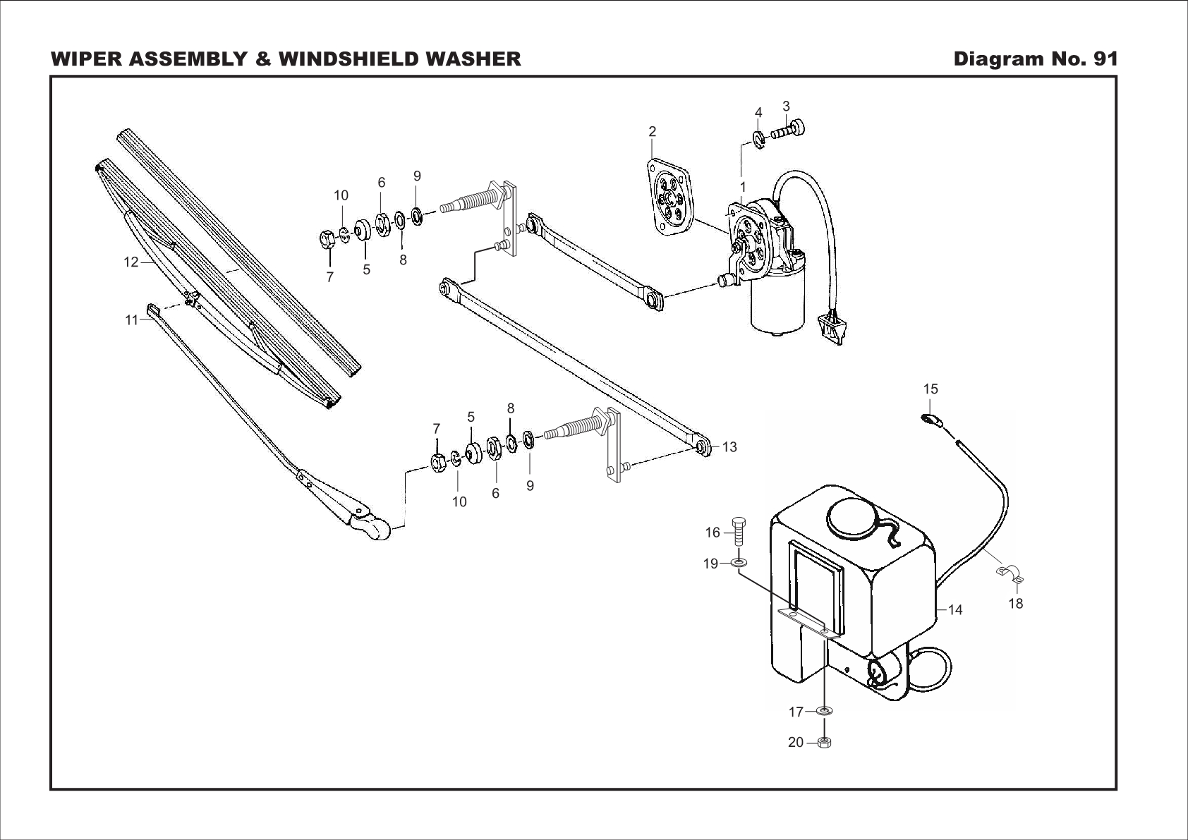 Guniune Spare Parts For Electrical Equipment Wiper Assembly ...