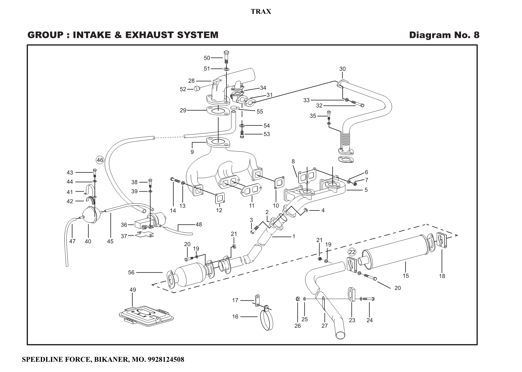Guniune Spare Parts For Engine Intake & Exhaust System Online from ...