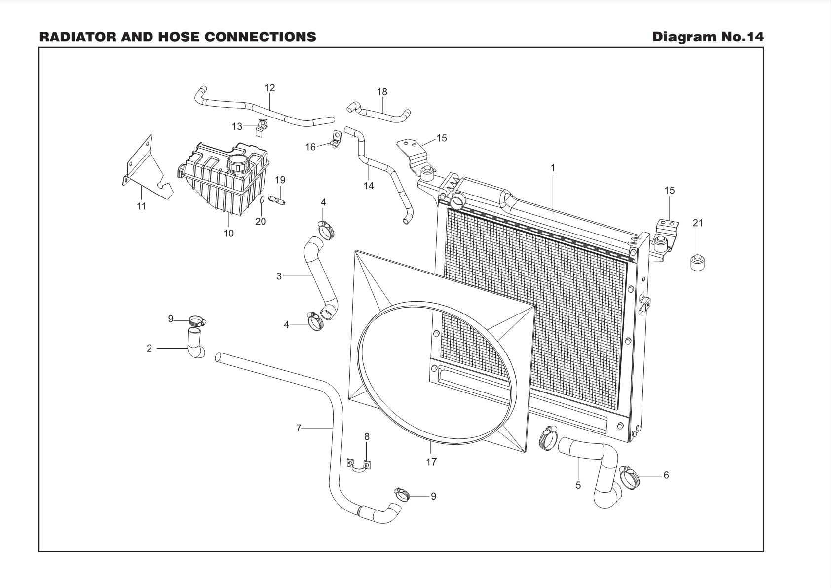 Guniune Spare Parts For Engine Radiator And Hose Connections Online ...