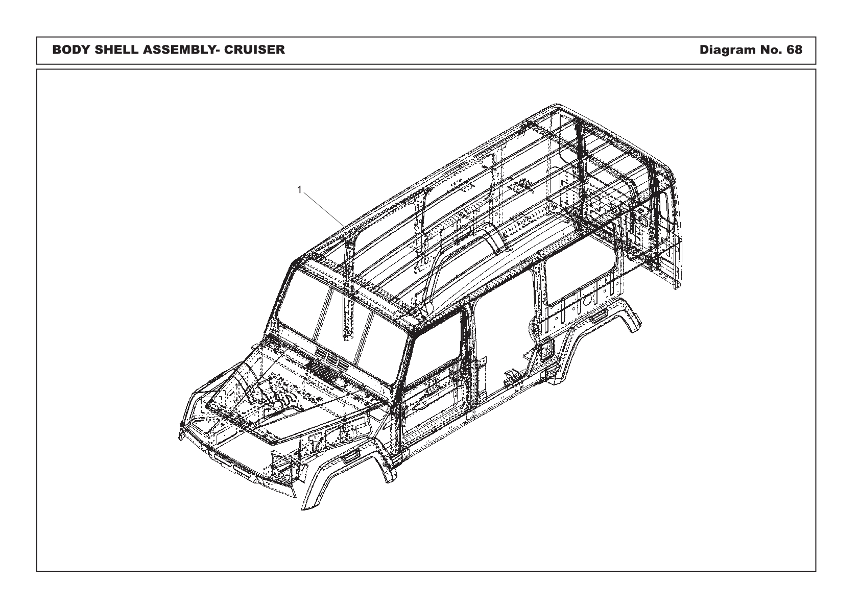 Guniune Spare Parts For Body Body Shell Assembly Online from Autojunction